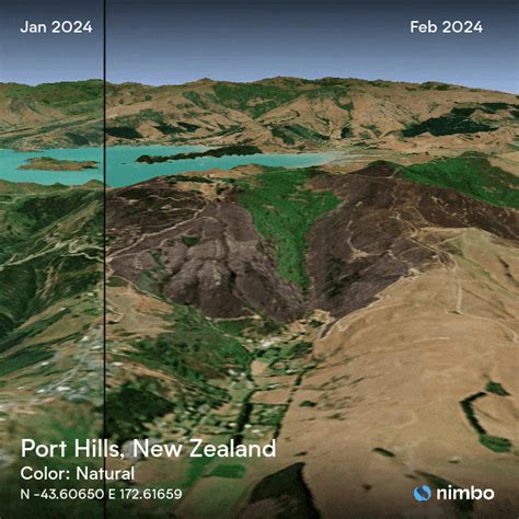 New Zealand 2024 Wildfire Earth Views By Nimbo