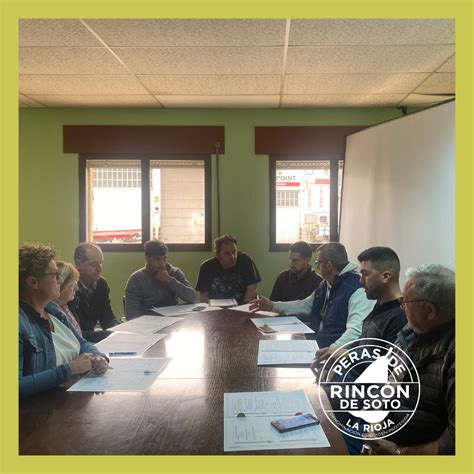 LA DOP PERAS DE RINCON DE SOTO SE REÚNE CON LAS COMUNIDADES DE REGANTES del valle del iregua