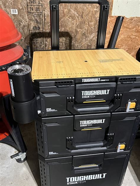 Toughbuilt Stacktech Tool Storage System Is Going To Be Huge Tool Storage Diy Garage Design