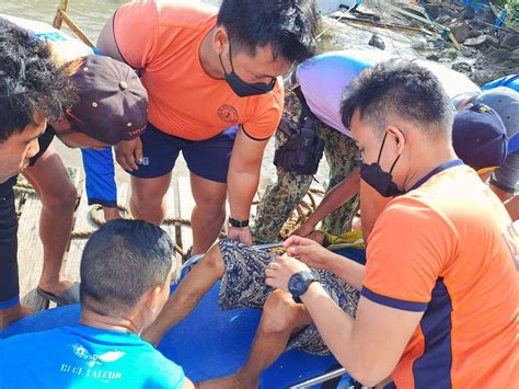 Philippine Coast Guard Saves Passengers Five Crew Members From Half Submerged Boat The