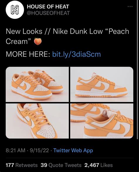W2c Peach Cream Dunks R Repweidiansneakers