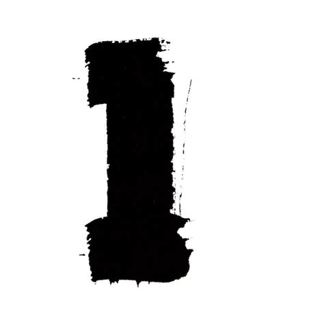 Premium Photo Black Ink Alphabet