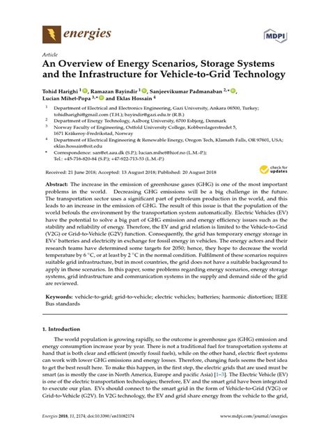 An Overview Of Energy Scenarios Storage Systems And The Infrastructure