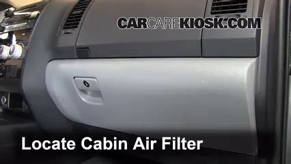 Cabin Filter Replacement Toyota Sequoia Toyota Sequoia SR L V