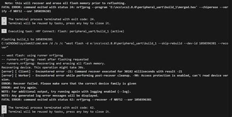 Issue Of Programming And Recovering For Nrf52 Dk Nordic Qanda Nordic
