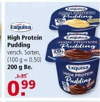 Exquisa High Protein Pudding Angebot Bei Multi Markt 1Prospekte De