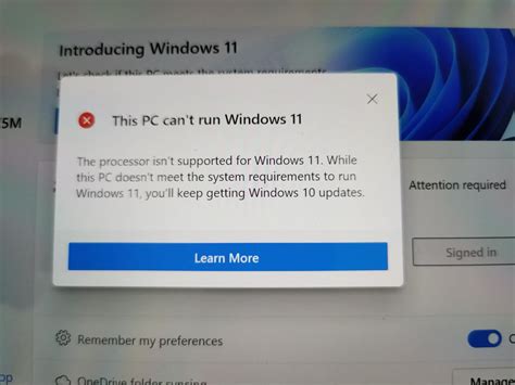 Your Computer Doesnt Meet The Updated Minimum Specifications Which Can Lead To Poor Experience