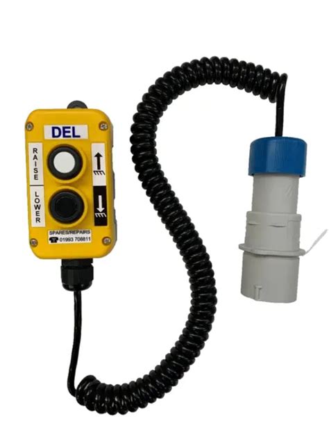 Two Button Control Handset With 3 Pin Plug Compatible With Del Tail