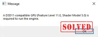 Fix A D D Compatible GPU Is Required To Run The Engine Driver Easy