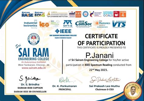 Janani Prabakaran On Linkedin Ieee