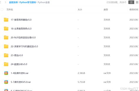 Python学习资料python百度云资源 Csdn博客