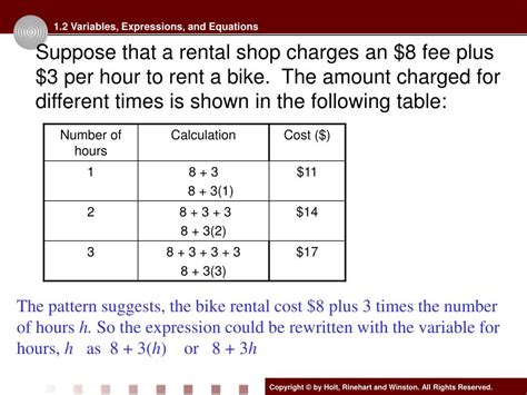 PPT Variable Expressions And Equations PowerPoint Presentation Free Download ID