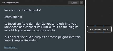 Auto Sampler Recorder