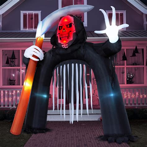 The Holiday Aisle® 10 Ft Halloween Inflatables Archway Giant Outdoor