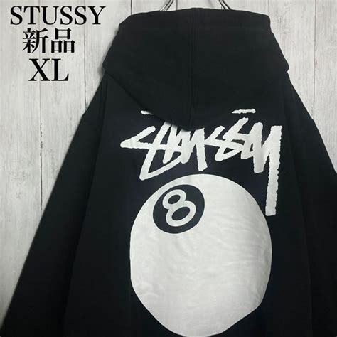 42％割引ブラック系xlll【クーポン対象外】 即完売 Stussy ステューシー パーカー エイトボール ロゴ 大きめ パーカー