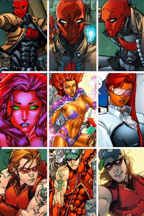 Red Hood Jason Todd Starfire Too Lazy To Spell Name Arsenal Roy