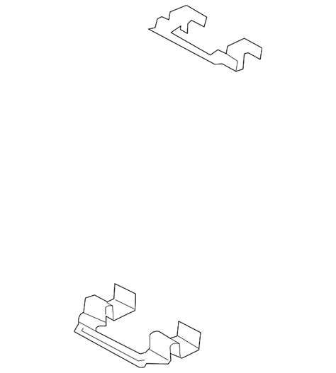 2001-2024 Mitsubishi Brake Pads Clip MR527673 | Mitsubishi Parts Warehouse