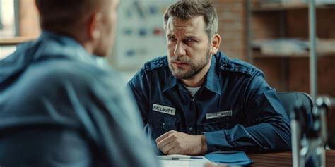 Premium Photo Police Interview