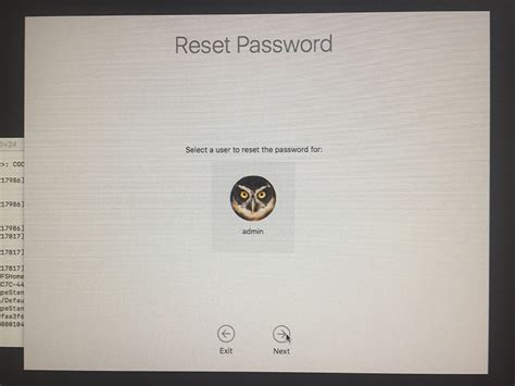 Reset Forgotten Admin And Standard User Password Macos Sierra And Osx