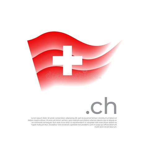 瑞士国旗 白色背景上的瑞士国旗彩色条纹 基于ch的国家海报矢量风格化设计 向量例证 插画 包括有 商业 背包 224791038