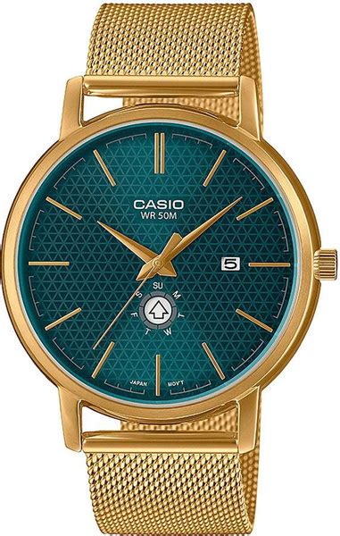 Японские наручные мужские часы Casio Collection Mtp B125mg 3a электронные кварцевые Касио
