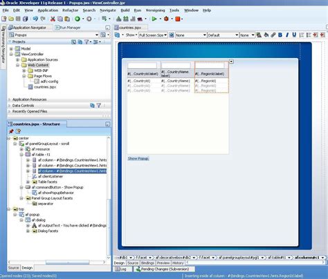 Oracle Apps Technical Creating And Displaying Popups In Oracle Adf