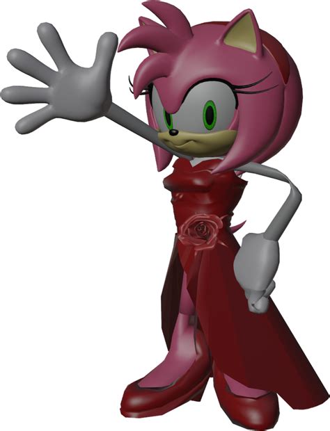 Red Party Dress Amy Rose Pose By Rose80149 On Deviantart