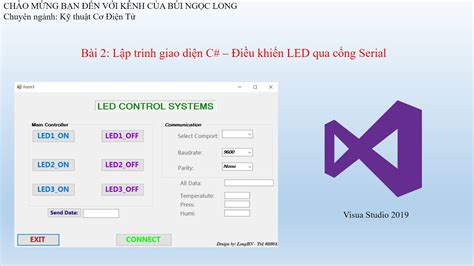 Bài 2 Điều Khiển Led Qua Giao Diện Winform C Hướng Dẫn Cài đặt