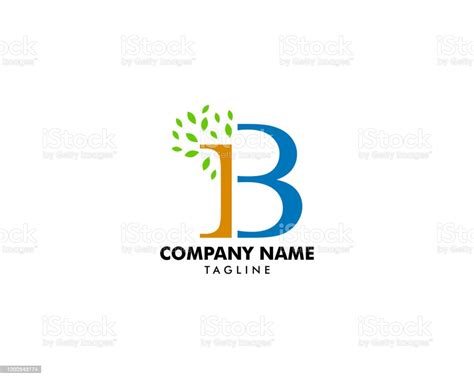 트리 레터 Ib 로고 템플릿 0명에 대한 스톡 벡터 아트 및 기타 이미지 0명 나무 디자인 Istock