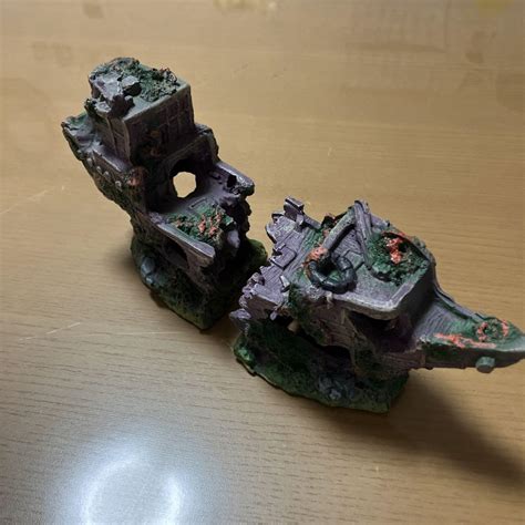 水槽用廃墟レイアウト用品 沈没船 メルカリ