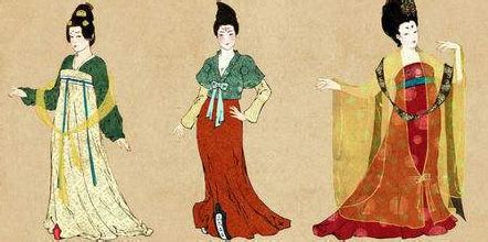 古装凤尾裙图片 古代贵妃公主服装图片 随意云