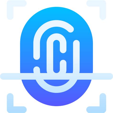 Fingerprint Basic Gradient Gradient Icon
