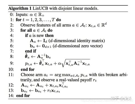 Linucb算法理解balancex的博客 Csdn博客linucb