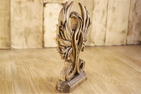 Ashen Phoenix Art Statue Art Carving Shop