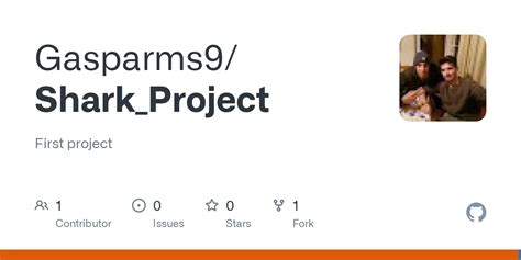Github Gasparms9sharkproject First Project