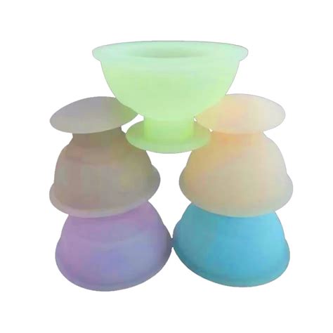 10 Pcs Self Adhesive Silicone Cupping Vacuum Cupping Silicone Massage