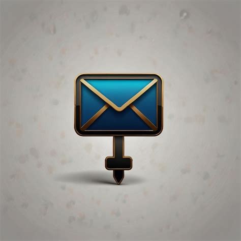 New Email Message Concept 3d Vector Mobile Application Icon Ai Generated Premium Ai Generated
