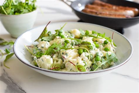 Gezonde Aardappelsalade Met Groene Groenten En Yoghurt Kris Kookt