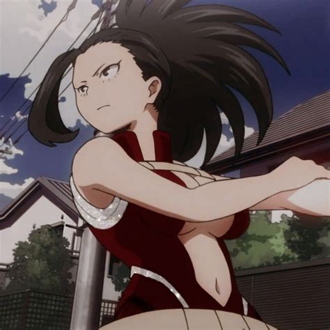 Momo Glitter Icon Mha Bnha Bokunoheroacademia Momo Momomha Anime