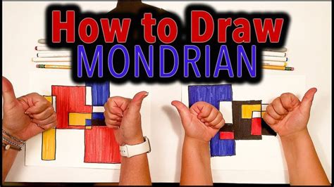 Activity 1 Piet Mondrian How To Draw A Mondrian Mondrian Piet