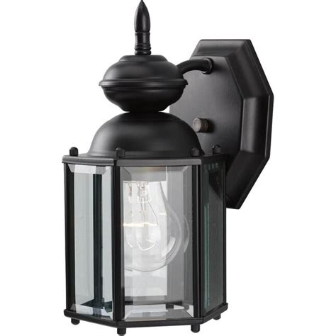 Progress Lighting Brassguard Lantern 1 Light 1025 In H Matte Black
