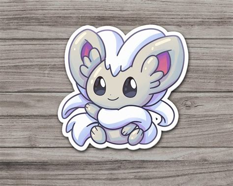 Cinccino Chibi Sticker Fan Art Cute Foodie Sticker Laptop Sticker Vinyl