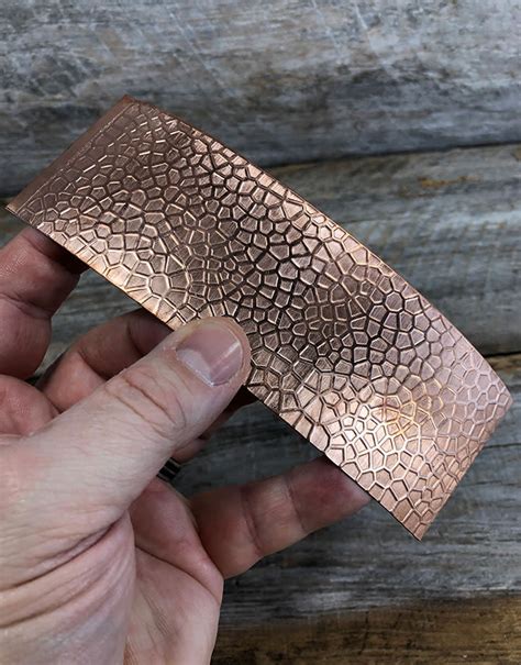 Csp47 Patterned Copper Sheet Lake Bed Choose Gauge Fdj Tool