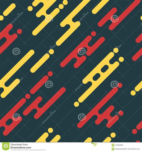 Abstract Dynamic Seamless Background Colorful Geometric Pattern
