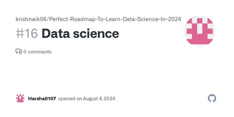 Data Science · Issue 16 · Krishnaik06perfect Roadmap To Learn Data