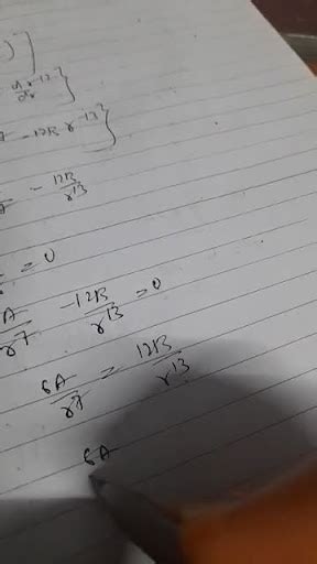 If The Potential Energy Between Two Molecules Is Given By U −r6a R12b