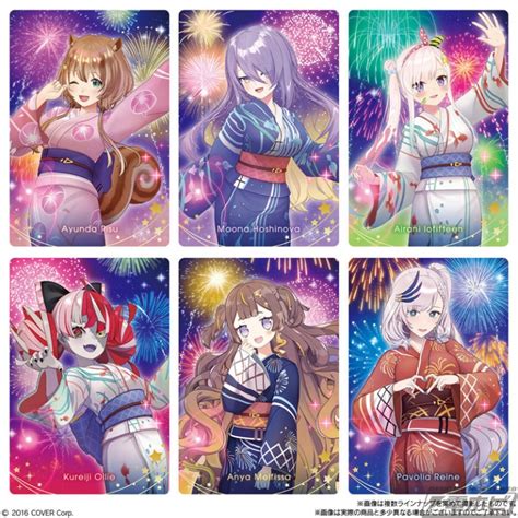 浴衣姿が可愛い「ホロライブ ウエハース」第3弾登場！裏面にはこの商品だけで見ることができる各メンバーの手書きの願いごとをプリント！ 電撃