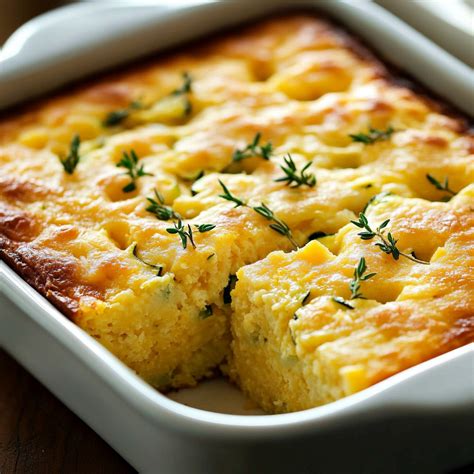 Easy Zucchini Cornbread Casserole