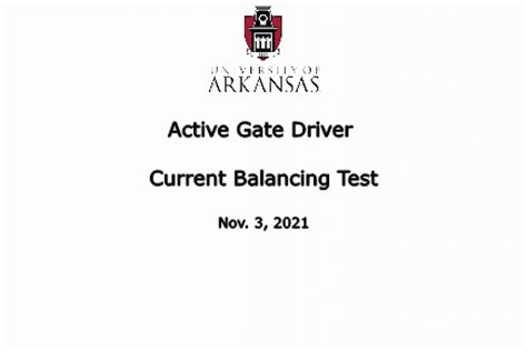 Continuous Pulse Test Waveform For Current Sharing Of Paralleled Sic Mosfets Ieee Dataport