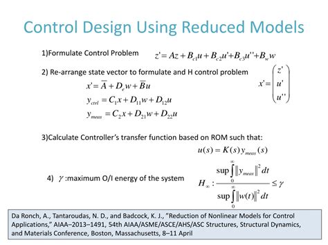 Ppt Model Order Reduction And Control Of Flexible Aircraft Powerpoint Presentation Id1516934